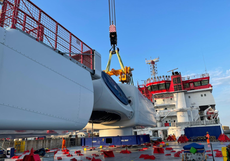 Triton Knoll Offshore Wind Farm Pre-Assembly Load Out - Croft Rigging ...